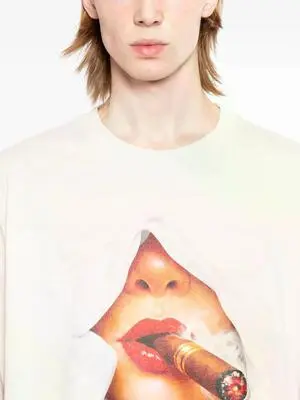MELT Cigarette-print T-shirt