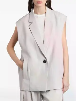 IRO PARIS Soledad Sleeveless Jacket - Grey