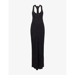 RAT AND BOA Evelina Racer-back Woven Maxi Dress - Black