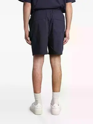 ROBERTO COLLINA Drawstring-waistband Cotton Shorts - Blue
