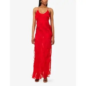 RAT AND BOA Cecelia Silk-blend Maxi Dress