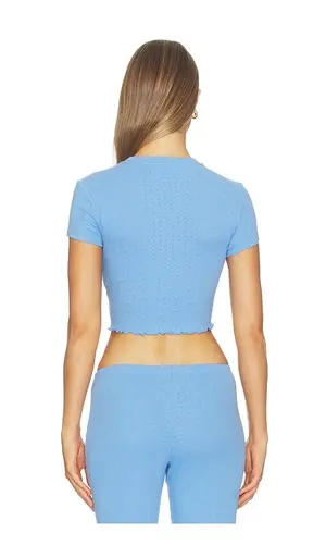 WELLBEING + BEINGWELL Auryn Tee - Blue