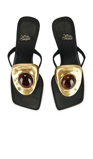 Jeffrey Campbell Bazaar Sandal With Metallic Hardware