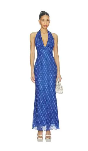 MORE TO COME Charly Halter Maxi Dress
