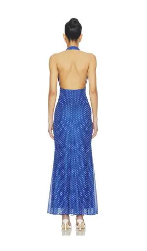 MORE TO COME Charly Halter Maxi Dress
