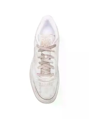 REEBOK Club C 85 Vintage Distressed Sneakers - White