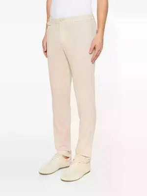 TELERIA ZED Edward Slim-fit Trousers - Neutrals