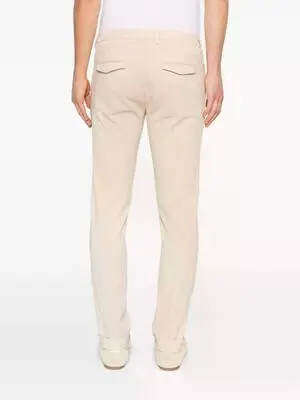 TELERIA ZED Edward Slim-fit Trousers - Neutrals