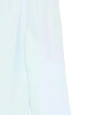 120% Lino Elasticated-waist Wide-leg Trousers