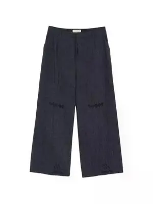 THESTROY Belt-loops Trousers - Blue