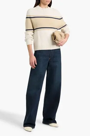 TWP Striped Cashmere Sweater