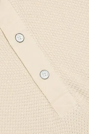 Rag & Bone Dexter Cotton-piqué Henley Sweater