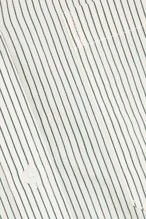 TWP Striped Cotton-blend Poplin Shirt - Ivory