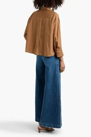 TWP Cotton-poplin Shirt - Camel