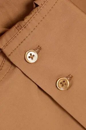TWP Cotton-poplin Shirt - Camel