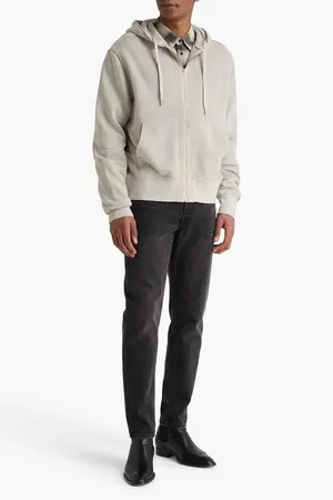 Rag & Bone Carlin French Cotton-blend Terry Zip-up Hoodie