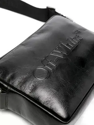 Off-White Leather Messenger Bag