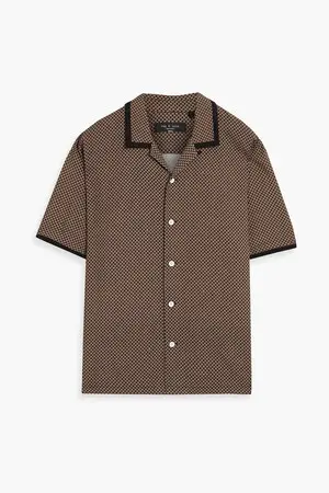 Rag & Bone Geo Printed Crepe Shirt