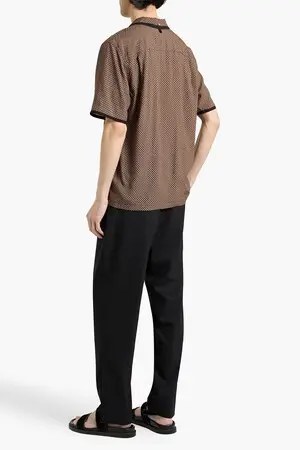 Rag & Bone Geo Printed Crepe Shirt