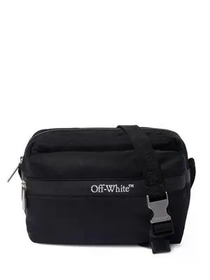 Off-White Logo-print Messenger Bag - Black