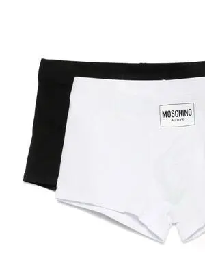 Moschino Logo-patch Boxers