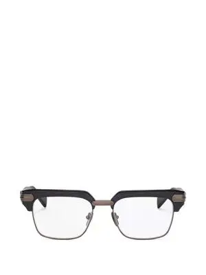 Balmain Square Frame Glasses - Black
