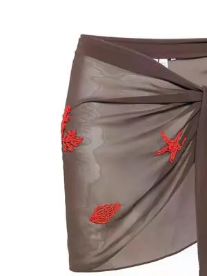 MC2 SAINT BARTH Bead-embellished Sarong
