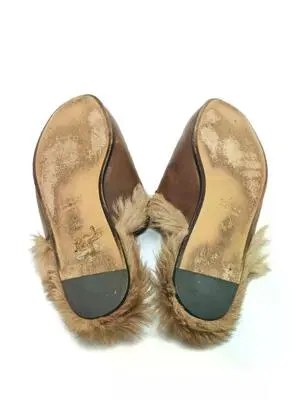 Gucci Princetown Mules - Brown