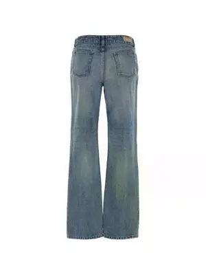 Alexander McQueen Faded-effect Jeans - Blue