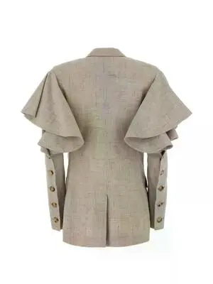 Moschino Ruffled-sleeve Blazer