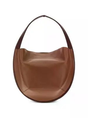 JIL SANDER Ovine Leather Pivot Shoulder Bag - Neutrals
