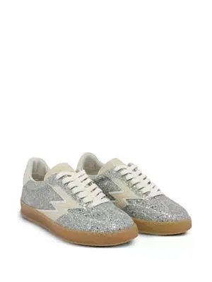 MOA CONCEPT Club Deluxe Glitter Sneakers - Silver