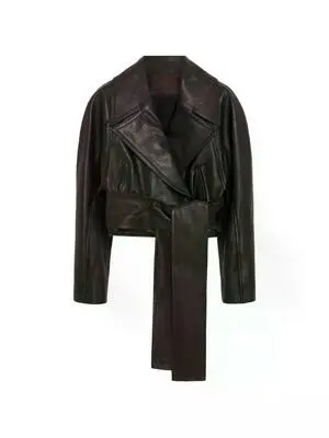 16Arlington Palmer Belted Leather Jacket