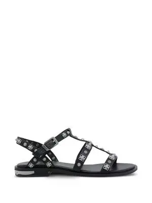Ash Stud-embellished Sandals - Black