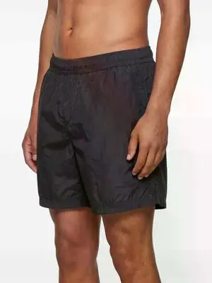 Stone Island Logo-print Swim Shorts - Grey