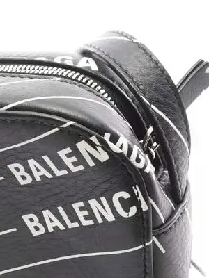 Balenciaga 2000s Leather Shoulder Bag - Black