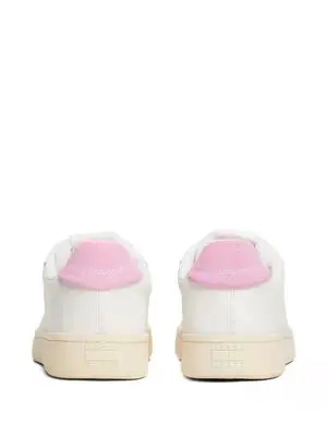 Tommy Hilfiger Court Logo-patch Leather Sneakers - White