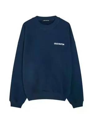 COLE BUXTON Logo-print Crew-neck Sweatshirt