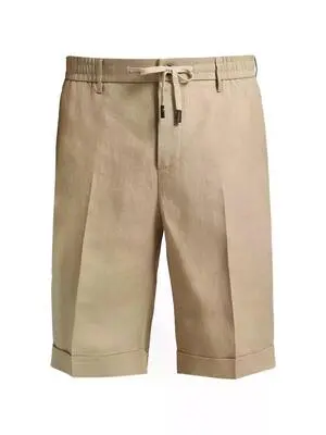 Peserico Drawstring Waist Turned-up Shorts