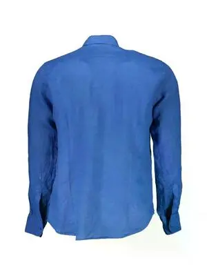LA MARTINA Embroidered-logo Linen Shirt
