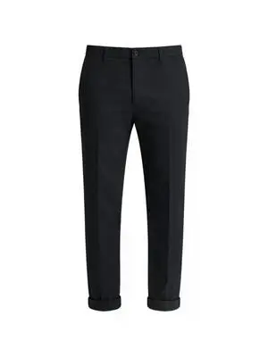 Peserico Pressed-crease Cotton Trousers