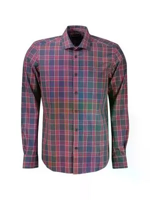 NORTH SAILS Plaid-pattern Long-sleeve Cotton Shirt