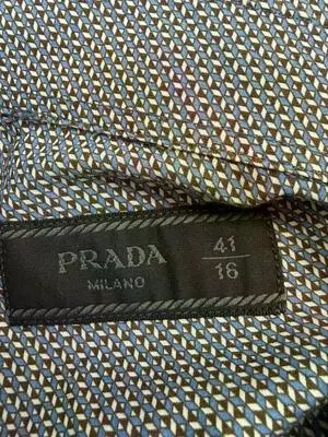Prada Patterned Button-down Shirt