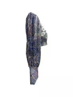 Zimmermann Paisley-print Cropped Top