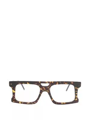 KUBORAUM D76 Square-frame Eyeglasses - Brown