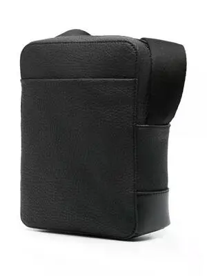 Calvin Klein Pebbled-texture Shoulder Bag With Logo Plaque