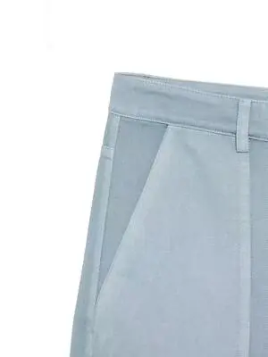 ROBERTO COLLINA Panelled Wide-leg Trousers