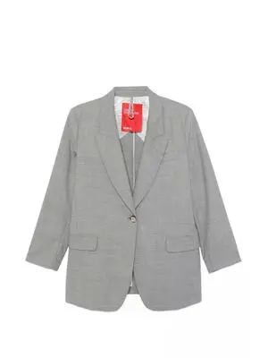 MERCI Single-breasted Blazer With Peak Lapels