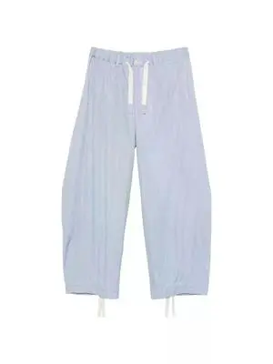 Sacai Striped Drawstring-waist Trousers