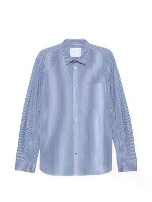 Sacai Stripe-print Poplin Shirt